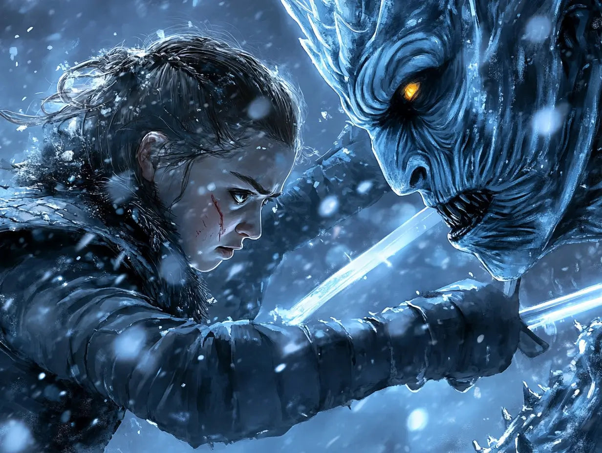 arya stark fighting