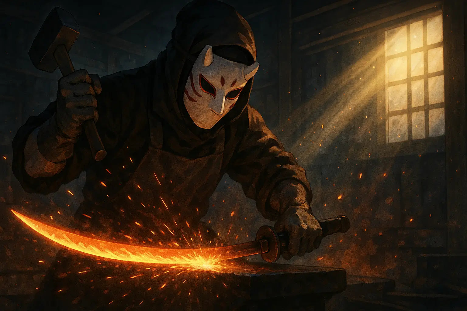 How Nichirin Swords Are Forged Step-by-Step | The Sword Stall